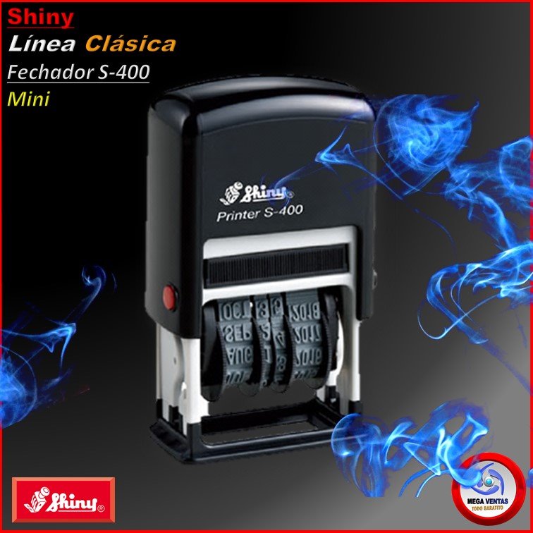 🔵 FECHADOR SHINY S-400 MINI - Sellos Shiny Ecuador 🔵