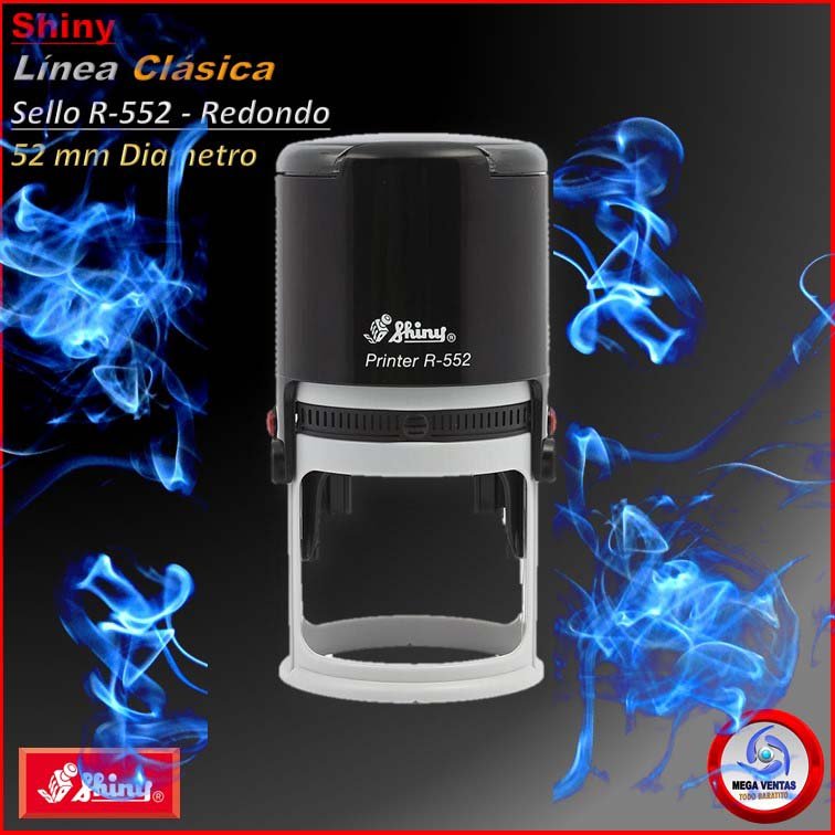 🟣 SELLO SHINY R-552 52mm. REDONDO - Sellos Shiny Ecuador 🟣