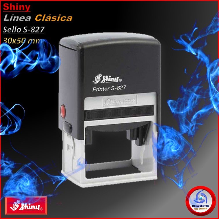 🟣 SELLO SHINY S-827 30X50mm. - Sellos Shiny Ecuador 🟣