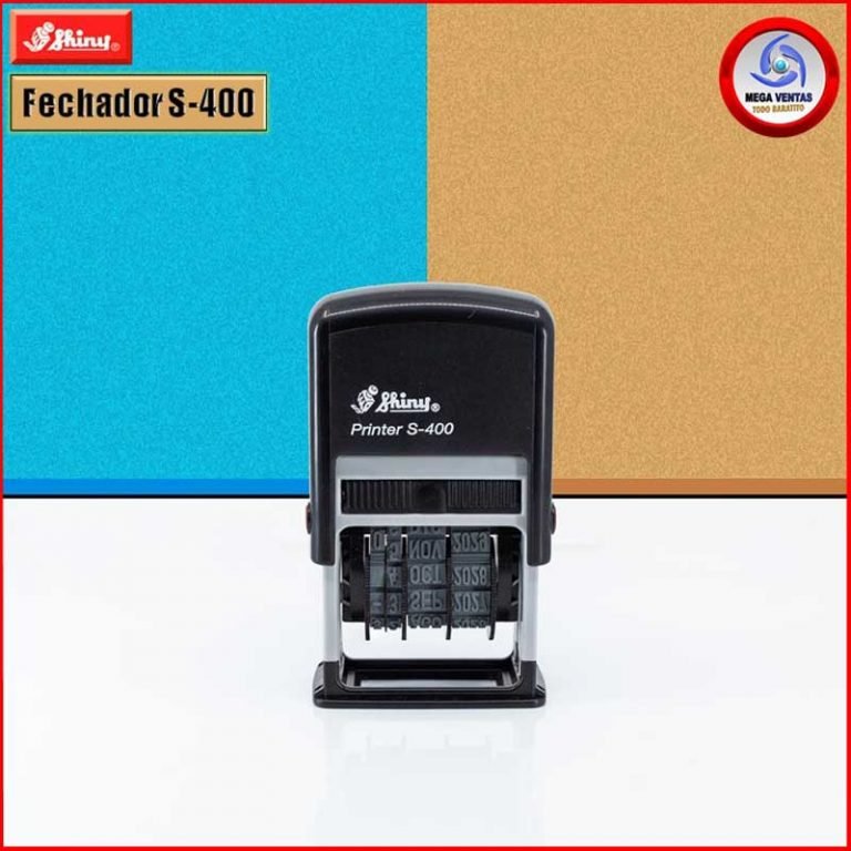 🔵 FECHADOR SHINY S-400 MINI (27x5mm.) - Sellos Shiny Ecuador 🔵