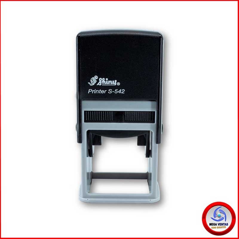 🟣 SELLO SHINY S-542 42X42mm. CUADRADO - Sellos Shiny Ecuador