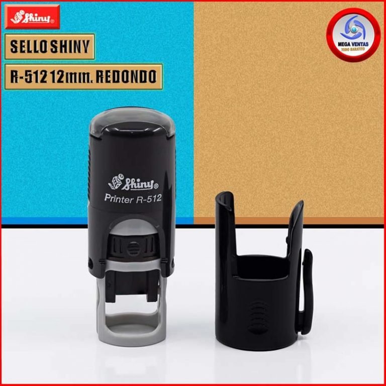 🟣 SELLO SHINY R-512 REDONDO (12mm.) - Sellos Shiny Ecuador 🟣