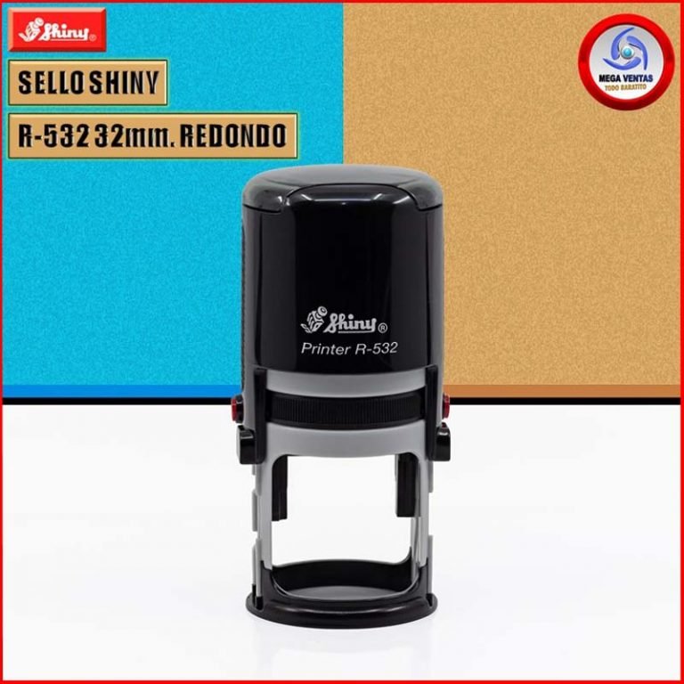 🟣 SELLO SHINY R-532 REDONDO (32mm.) - Sellos Shiny Ecuador 🟣