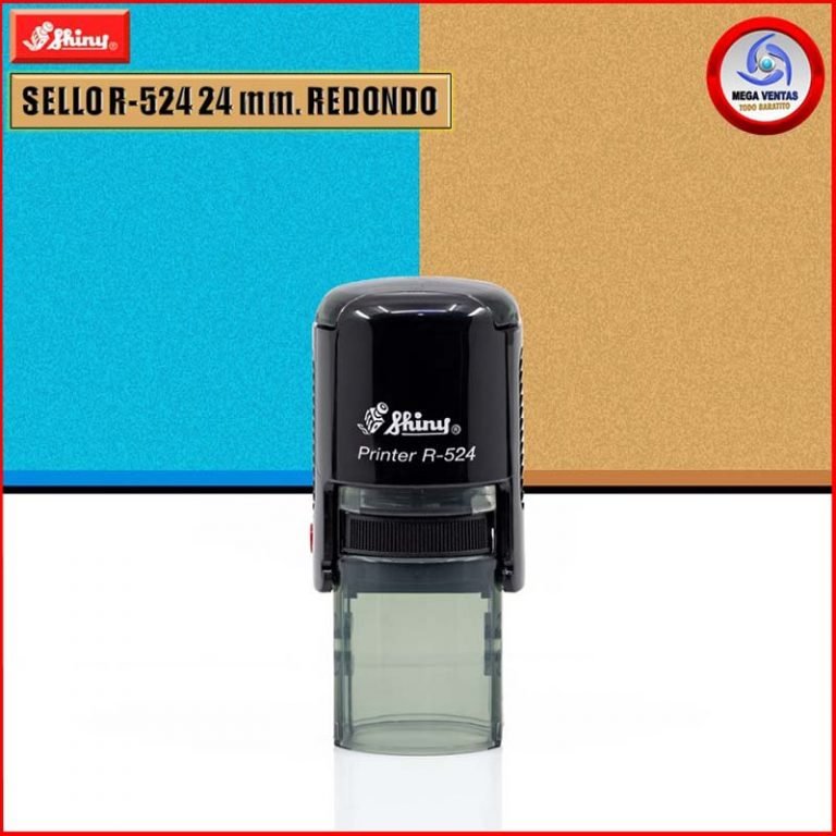 🟣 SELLO SHINY R-524 REDONDO (24mm.) - 🟣