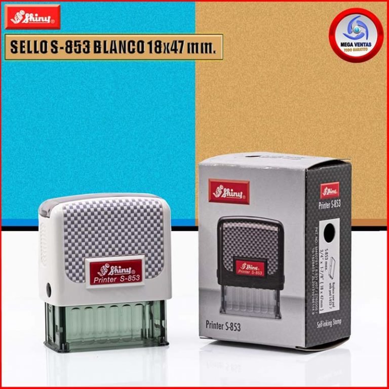 🔵 FECHADOR SHINY S-827D (30x50mm.) - Sellos Shiny Ecuador