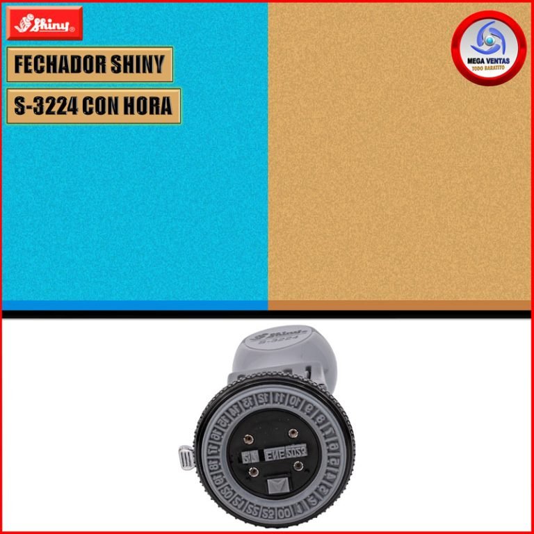 FECHADOR SHINY S-3224 CON HORA - Sellos Shiny Ecuador