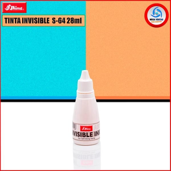 TINTA SHINY SU-0 INVISIBLE (28ML.) - Sellos Shiny Ecuador